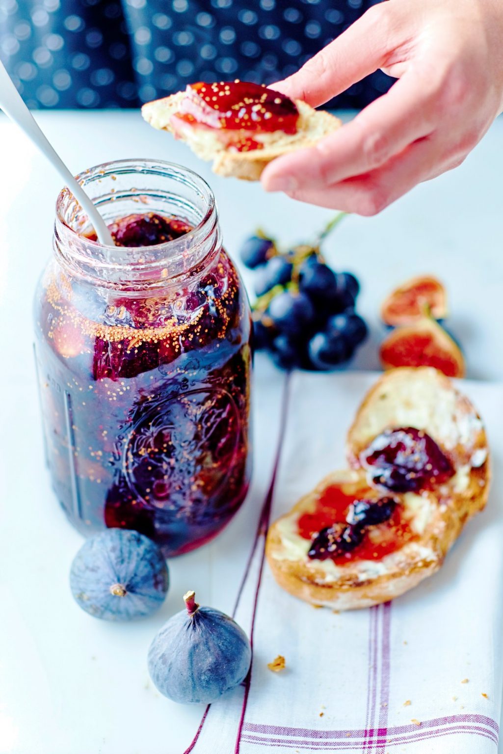 Confiture de figues et raisins noirs | Recette Cuisine