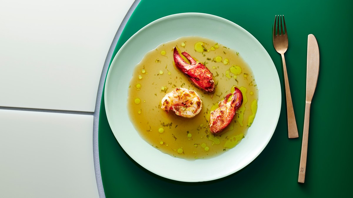 Homard Rafraîchi au Café et Citron Vert | Recette Cuisine