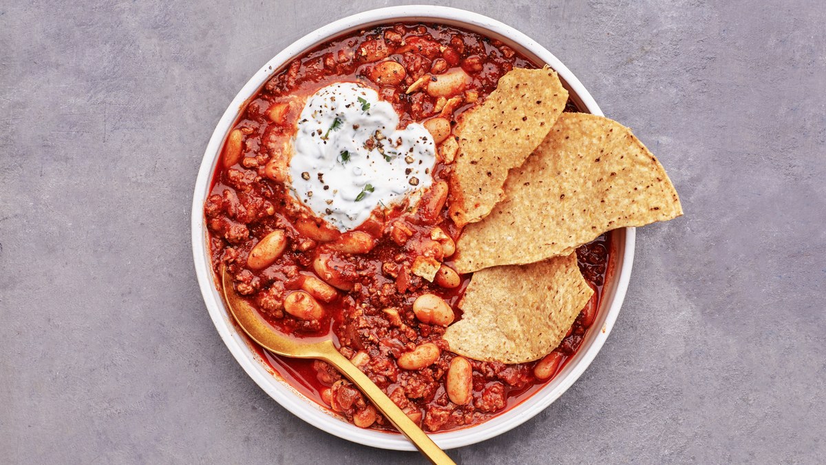 Chili à la dinde et aux haricots | Recette Cuisine