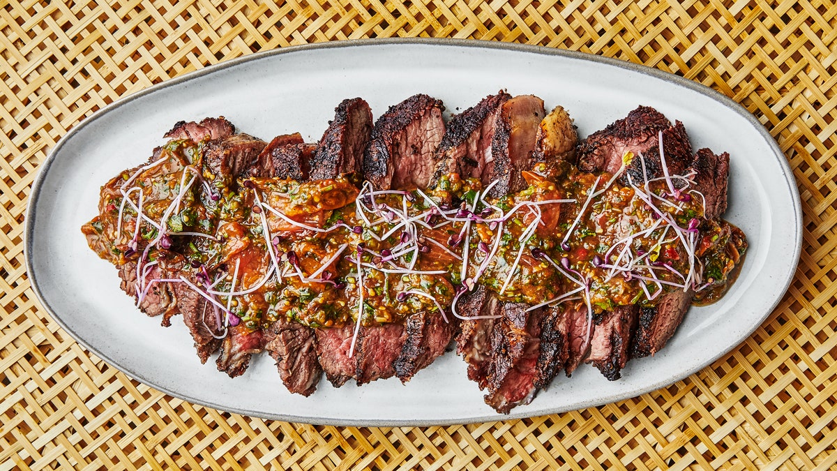 Steak à trois pointes avec sauce pour morsure de tigre | Recette Cuisine