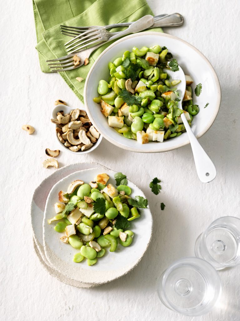Salade de fèves à la coriandre | Recette Cuisine