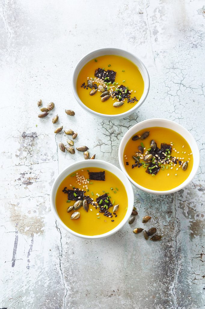 Velouté de courge kabocha au miso | Recette Cuisine