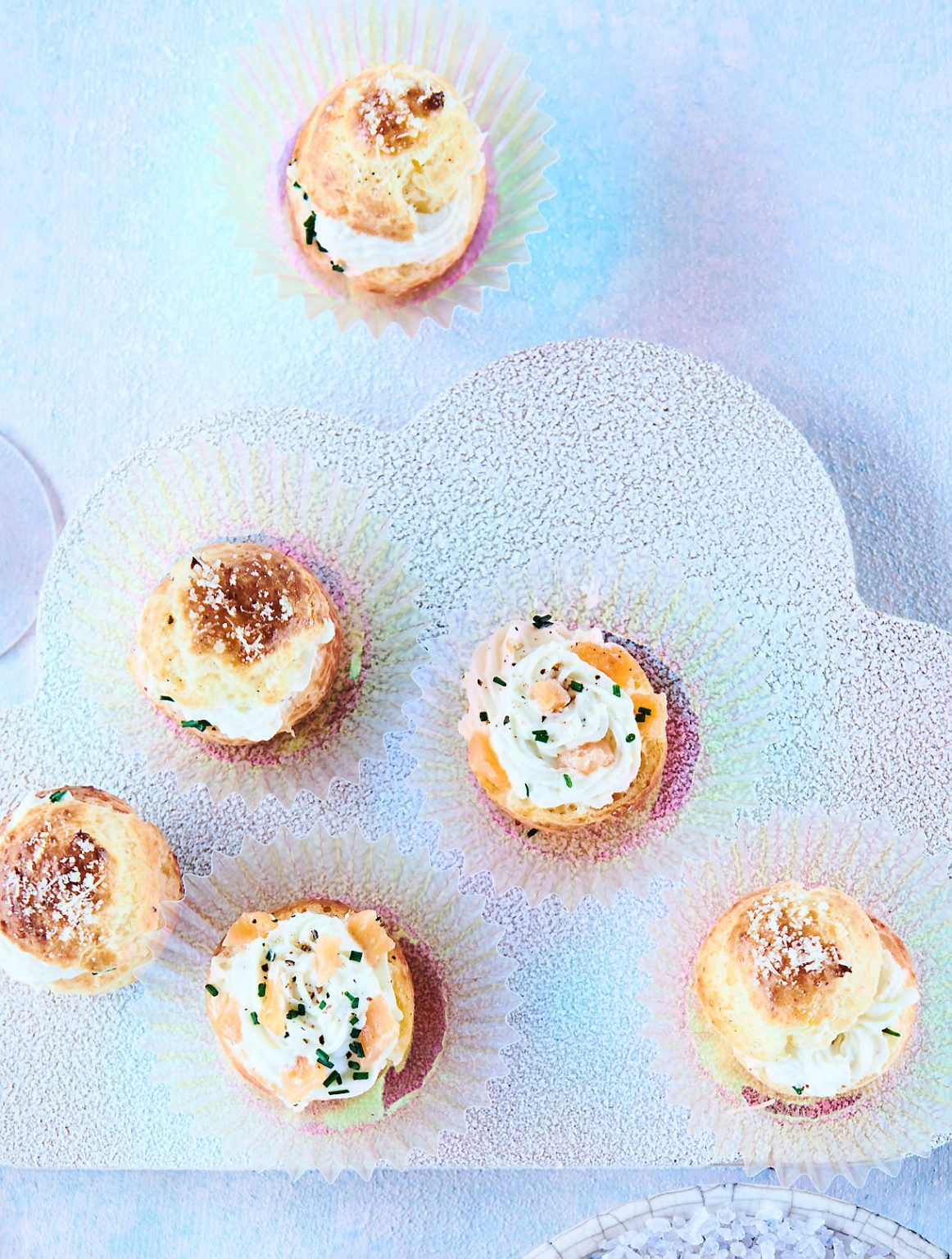Petits choux salés au saumon fumé pour l’apéritif | Recette Cuisine