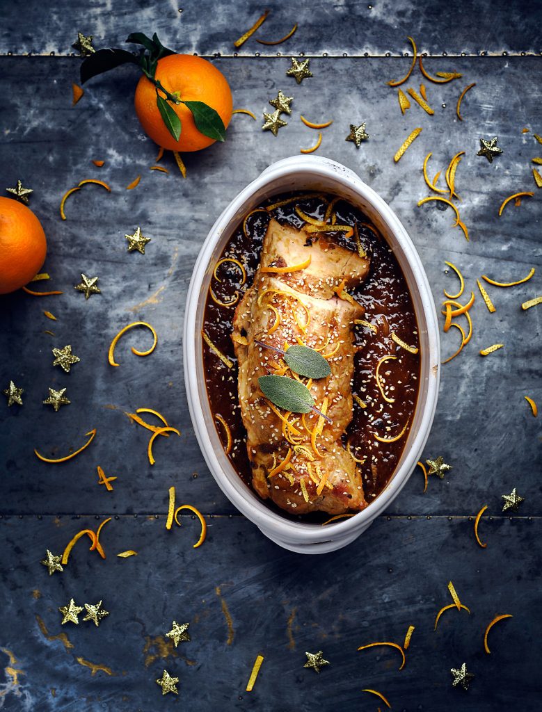 Filet mignon de porc au miel et zestes d’orange | Recette Cuisine