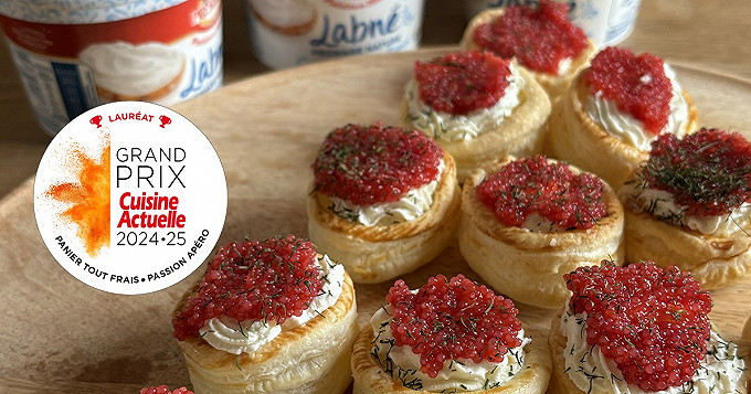 Sapin de Noël fromager au Labné Président® | Recette Cuisine